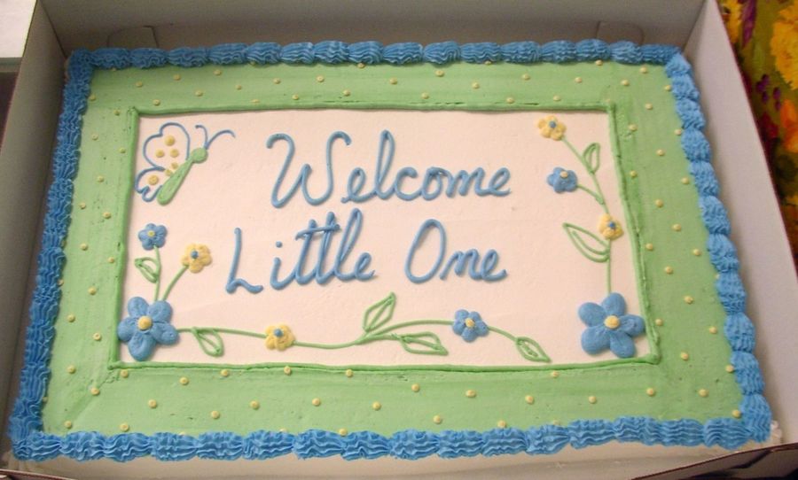 "welcome Little One" - CakeCentral.com