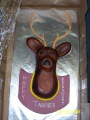 Mounted Deer Head - CakeCentral.com