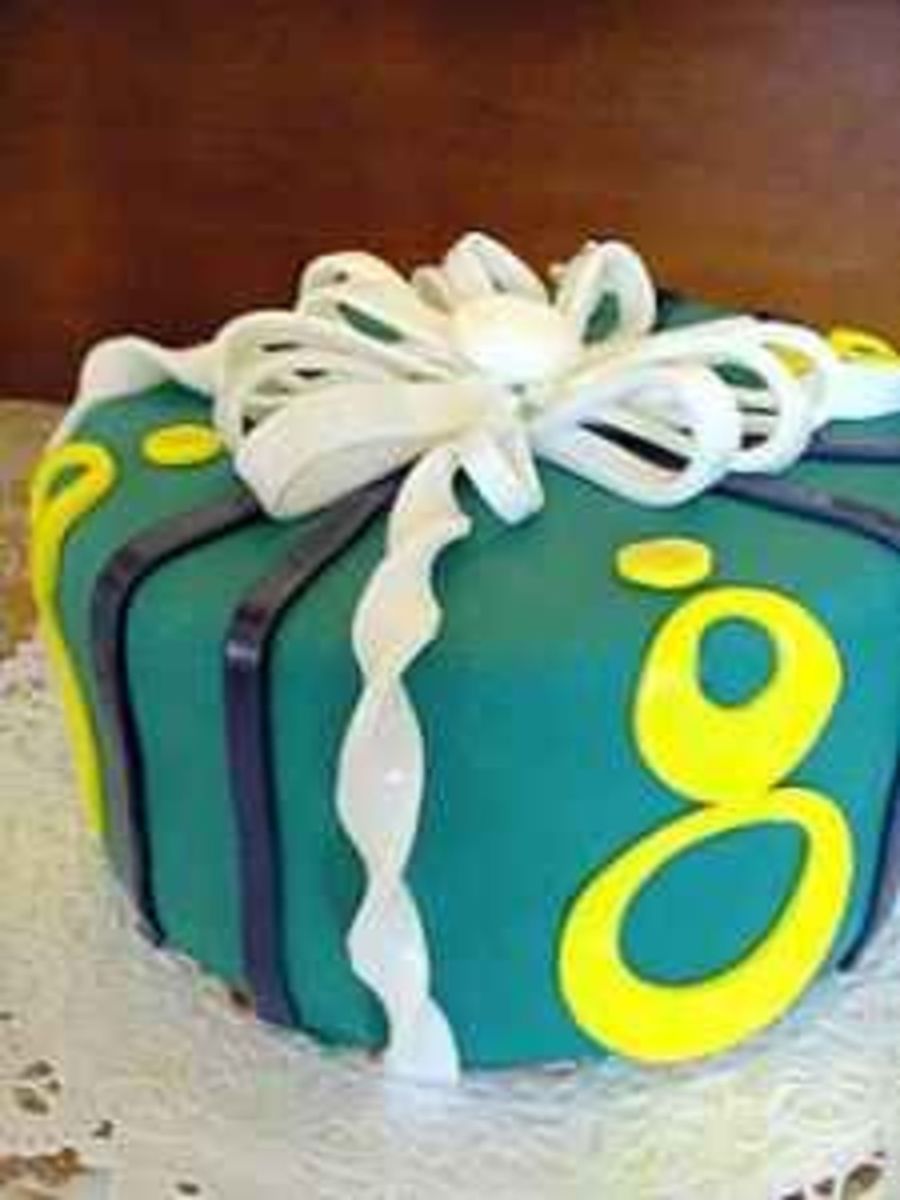Present Birthday Cake - CakeCentral.com