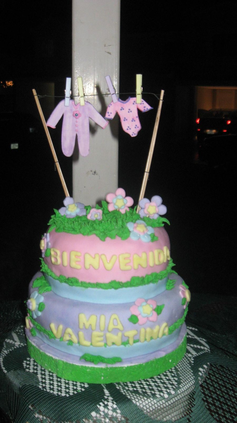 Baby's Clothes Cake - CakeCentral.com
