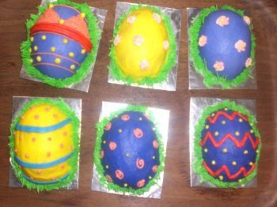 Mini Easter Egg Cakes - CakeCentral.com