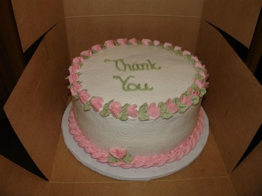 Thank You Cake - CakeCentral.com
