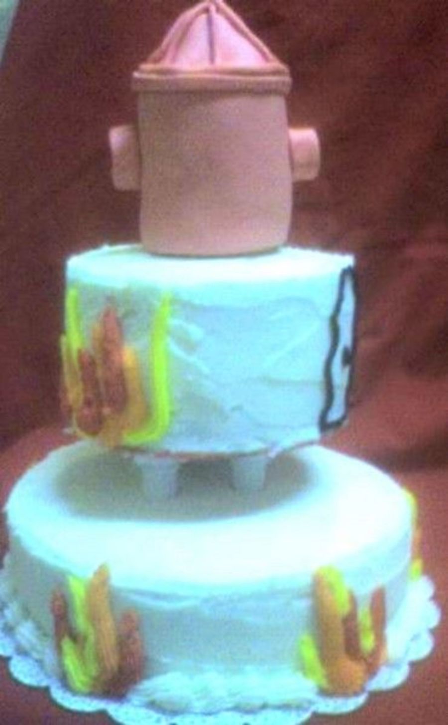 Fire Hydrant Cake - CakeCentral.com