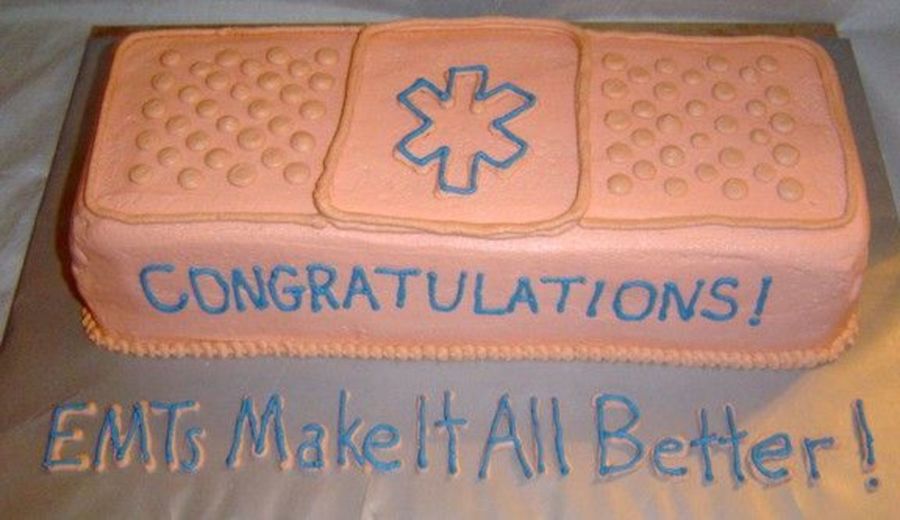 Emt Graduation Cake - CakeCentral.com