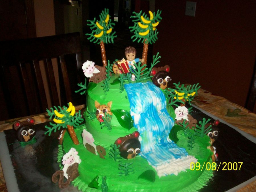 Go Diego Go, Rain Forest, Diego - CakeCentral.com