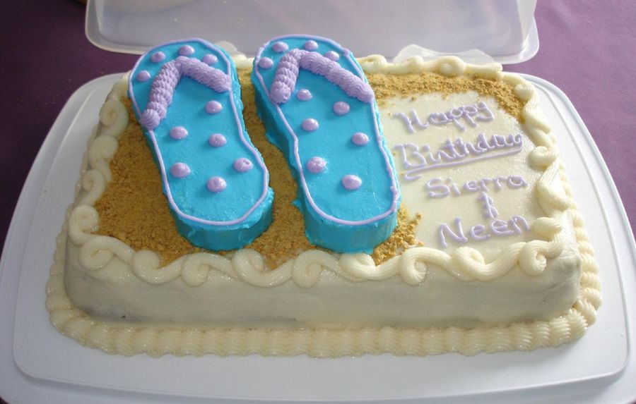 Flip Flop Cake - CakeCentral.com