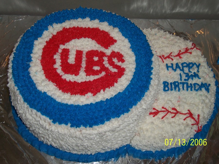 Cubs Cake - CakeCentral.com