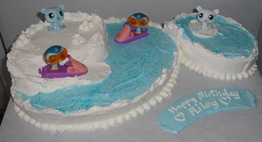 Littlest Pet Shop Glacier Cake - CakeCentral.com