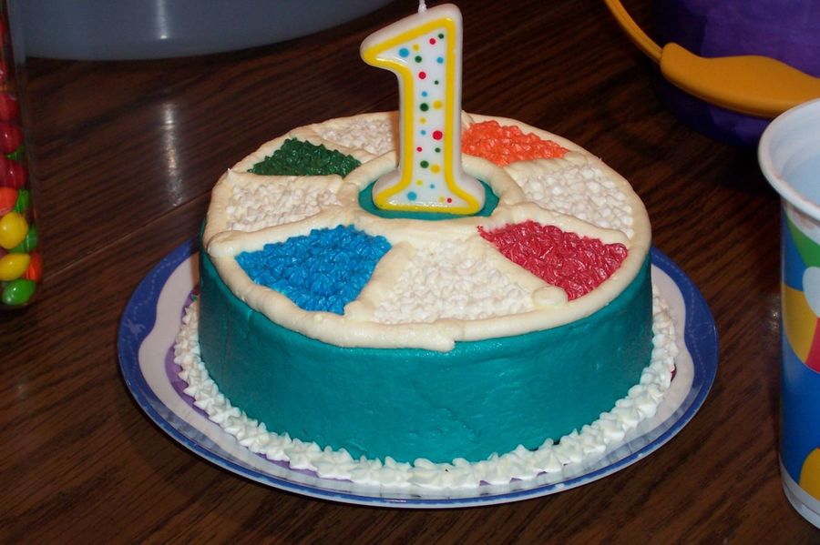 Pool Float Smash Cake - CakeCentral.com