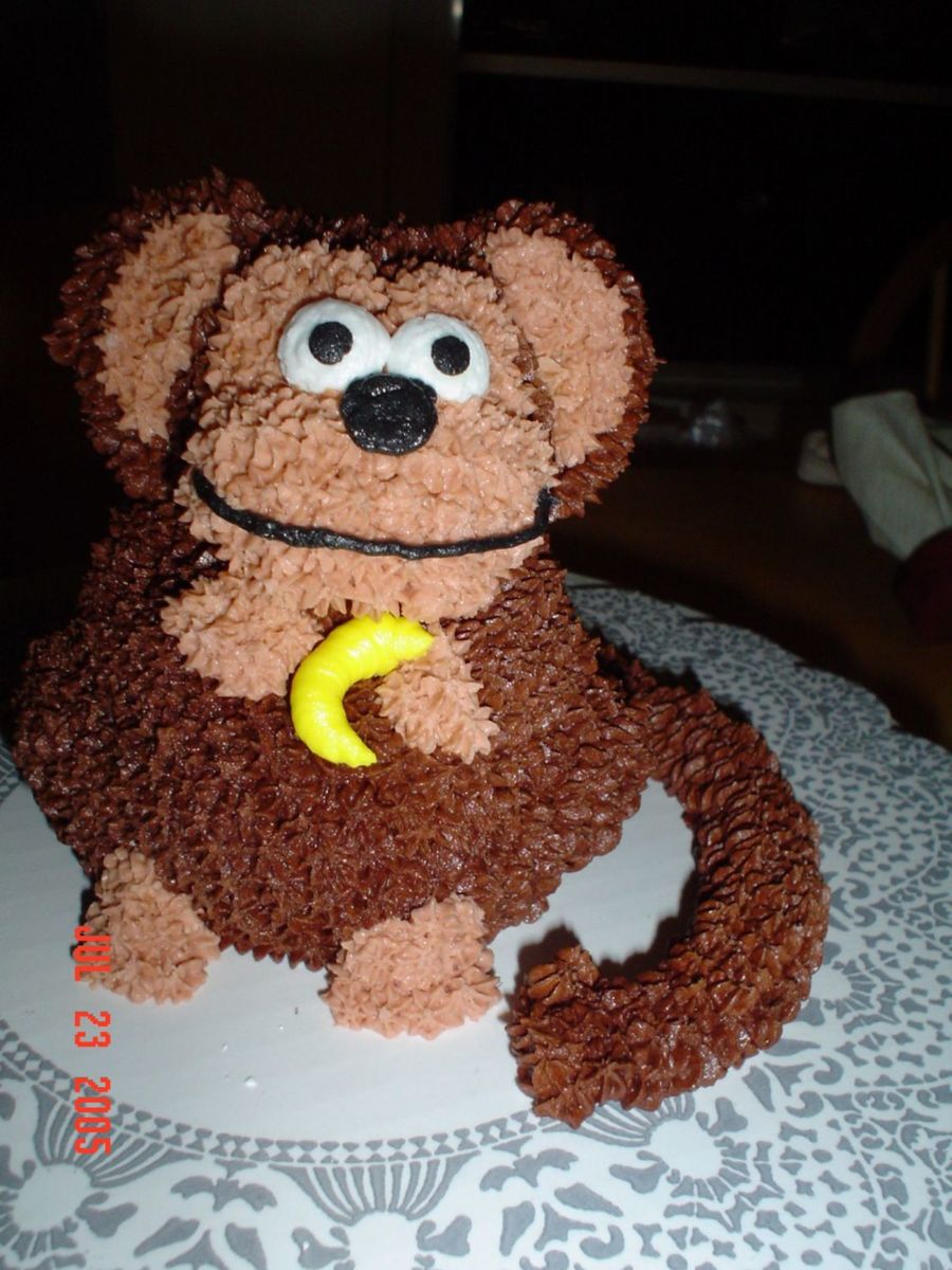 Monkey Smash Cake - CakeCentral.com