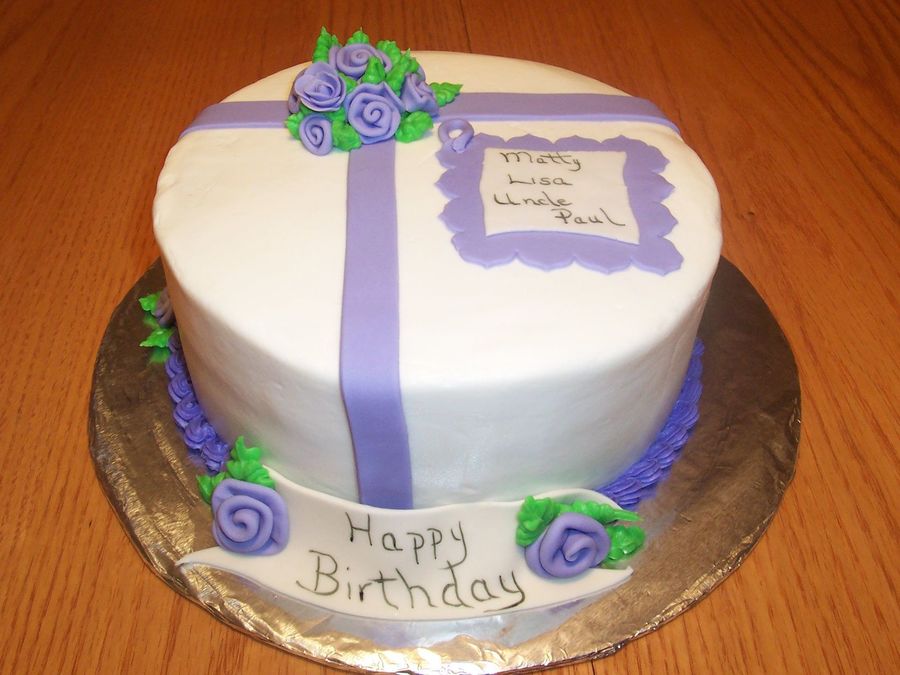 Birthday Cake For 3 - CakeCentral.com