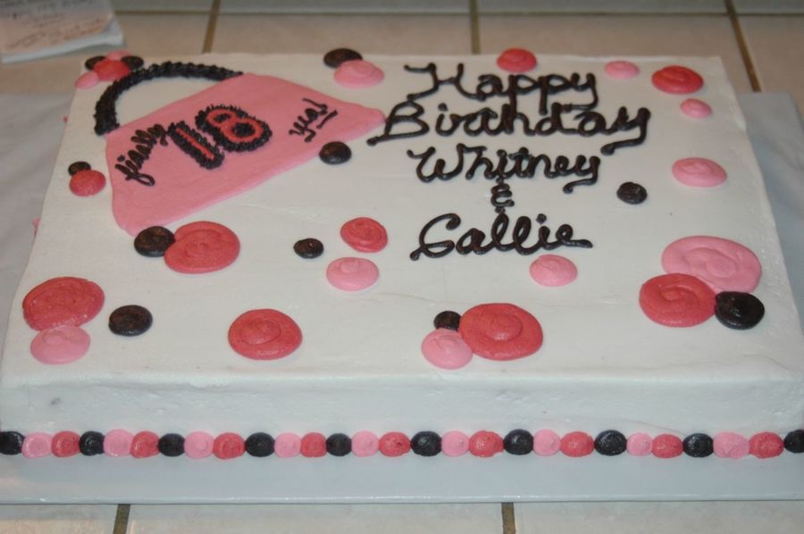 Happy Birthday Whitney & Callie - CakeCentral.com