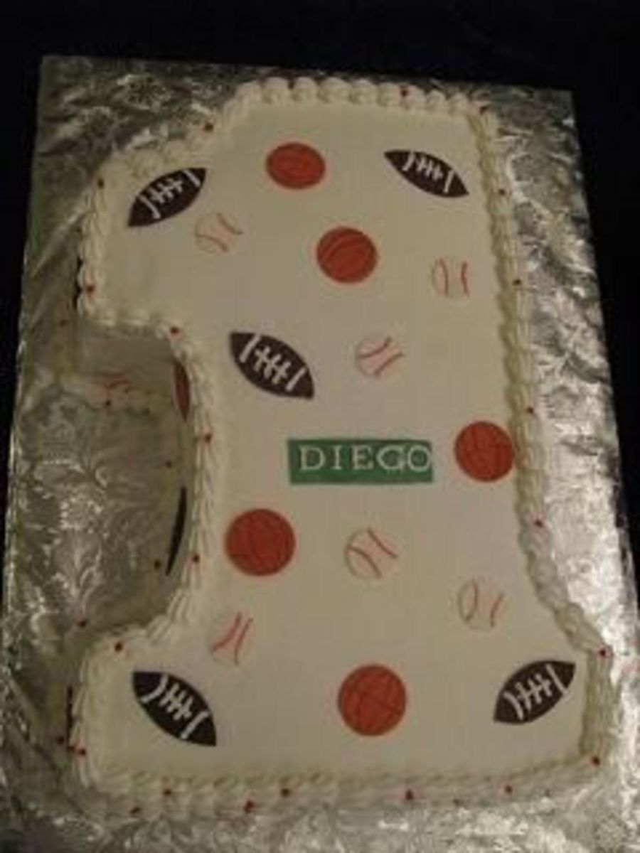 Number One Sports Theme - CakeCentral.com
