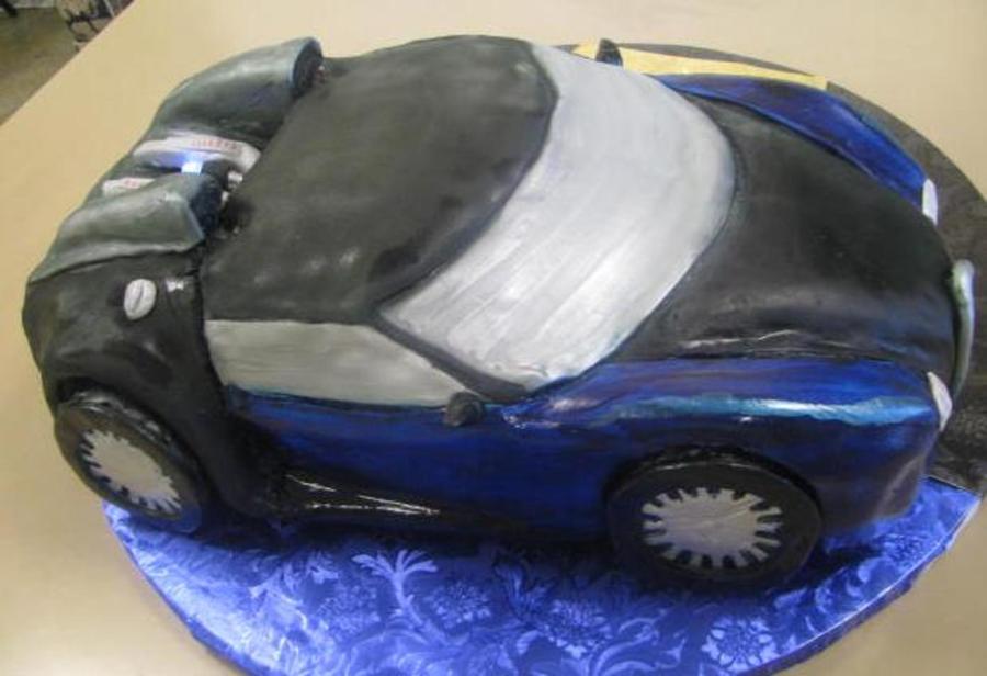 Bugatti Veyron Car Cake - CakeCentral.com