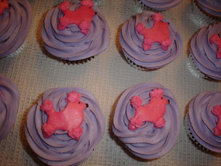 Pink Poodle Cupcakes - CakeCentral.com