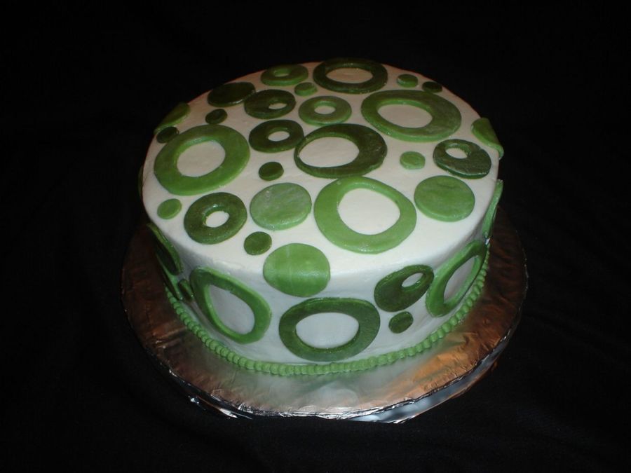 Retro Circles - CakeCentral.com