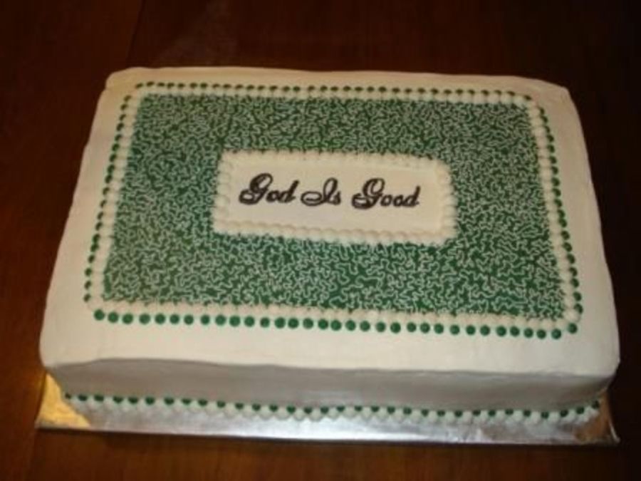 Cake Made For Our Church Dedication Service - CakeCentral.com