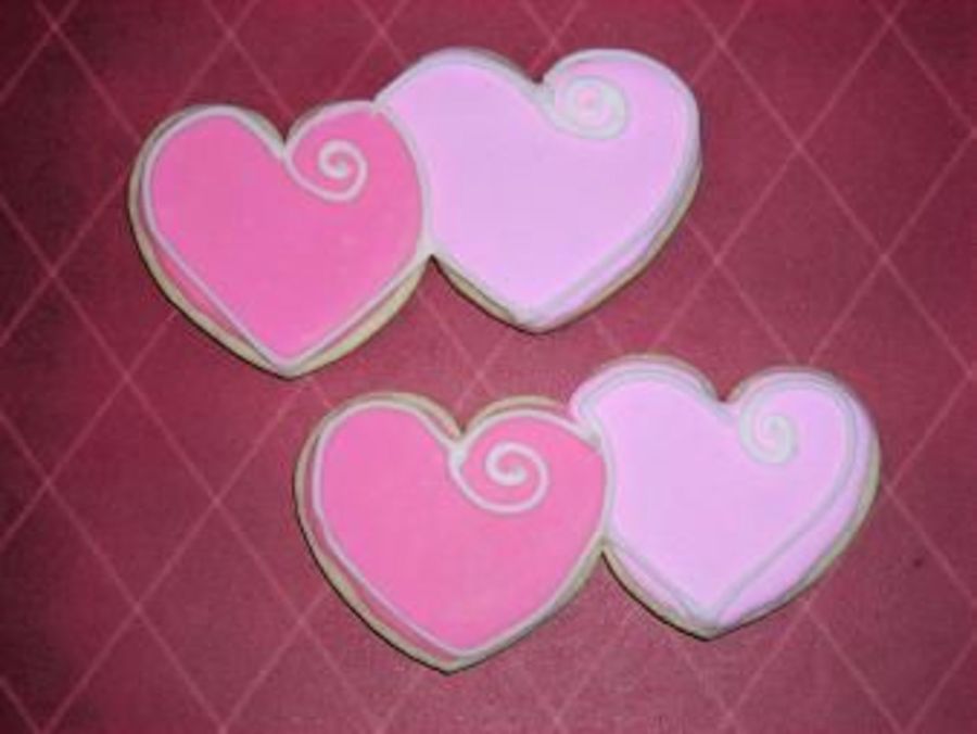 Double Heart Cookies - CakeCentral.com