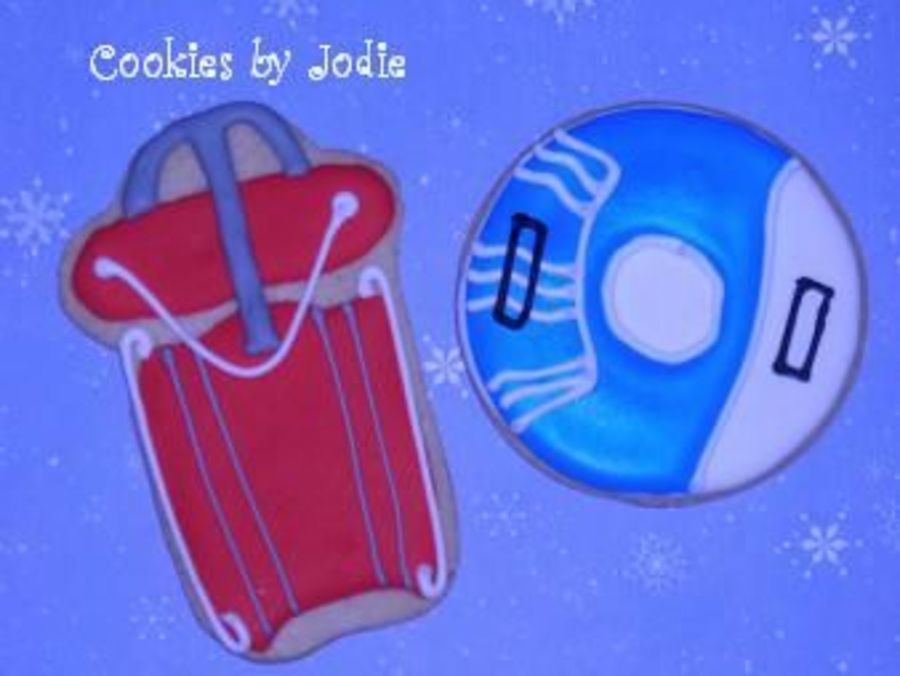 Sled And Snowtube.... - CakeCentral.com