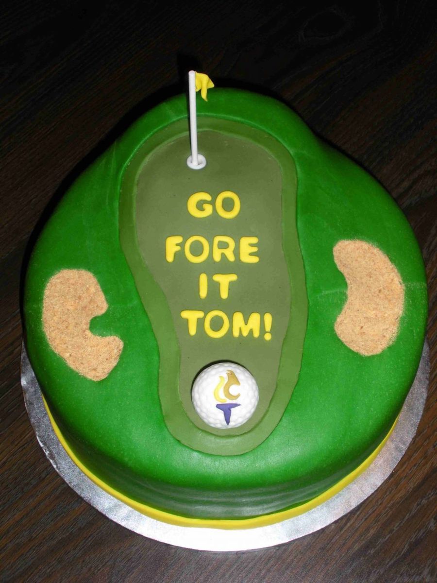 Golf Retirement Cake - CakeCentral.com