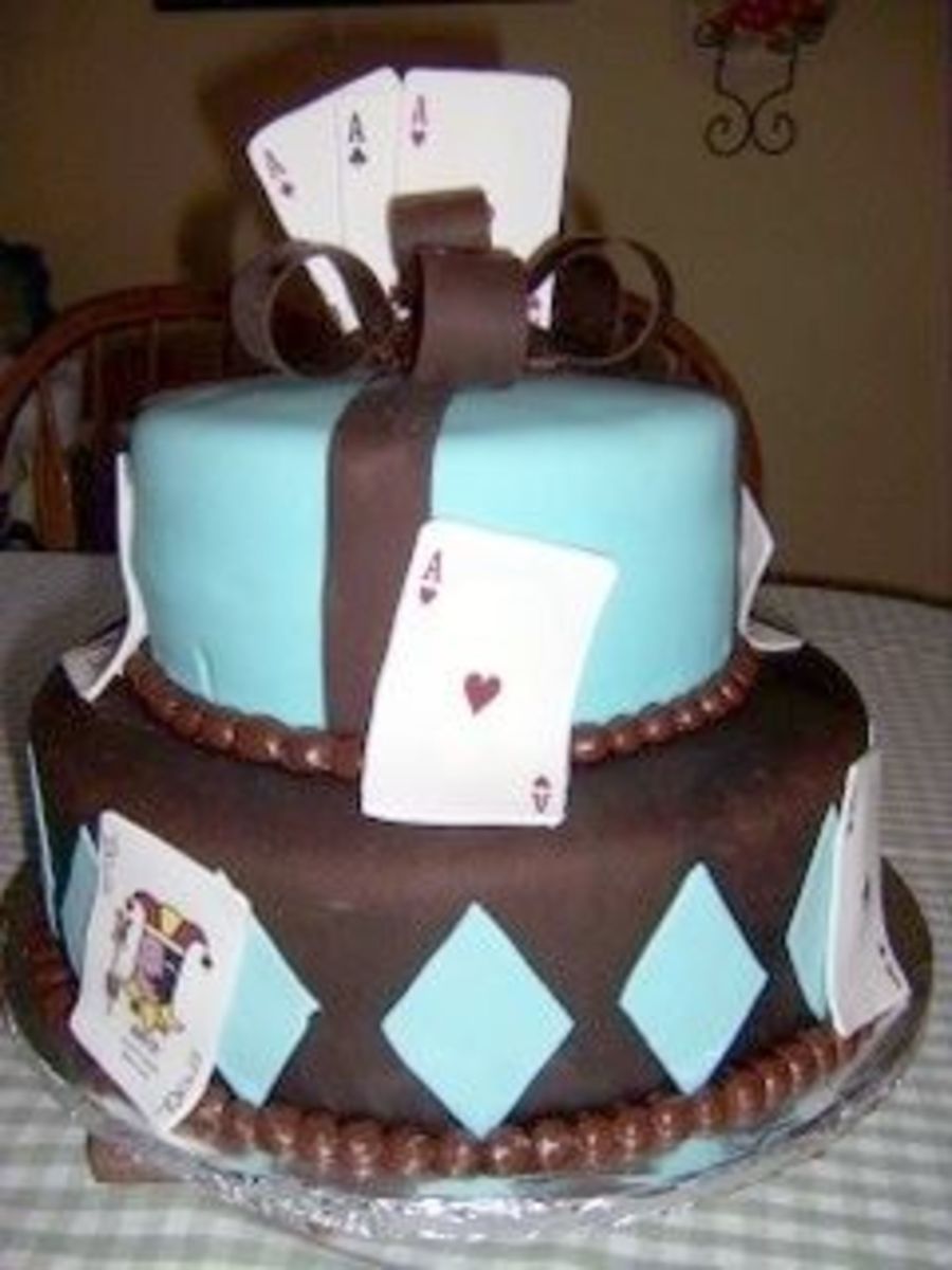 Playing Cards Birthday Cake - CakeCentral.com