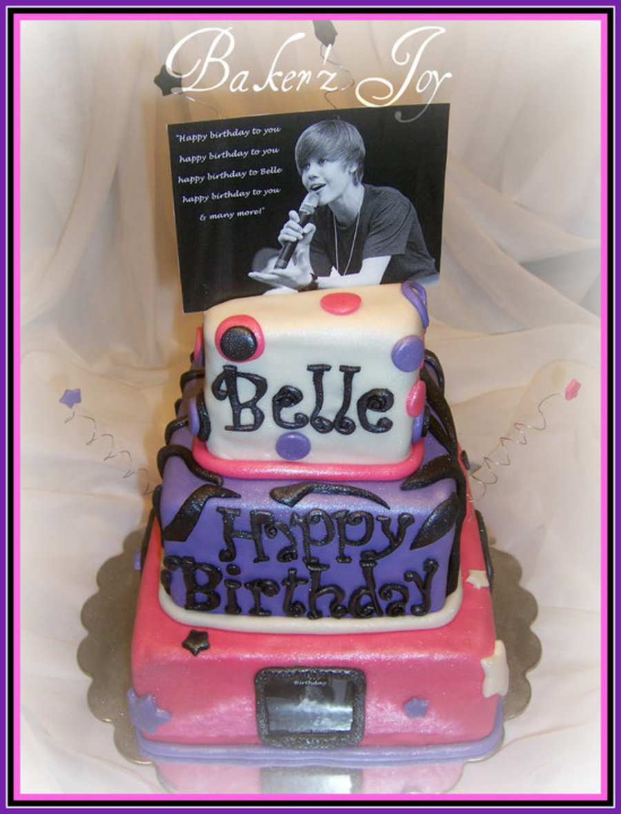 Justin Beiber Cake - CakeCentral.com