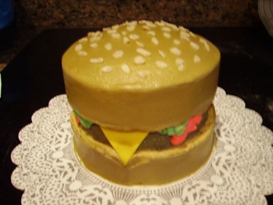 Cheeseburger - CakeCentral.com