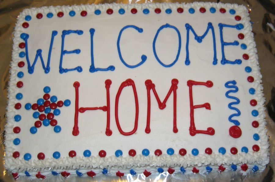 Welcome Home Cake - CakeCentral.com