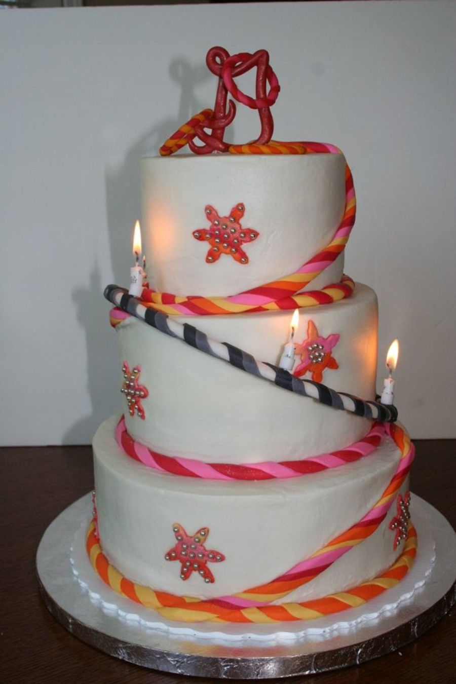 Fire Hooper Birthday Cake - CakeCentral.com
