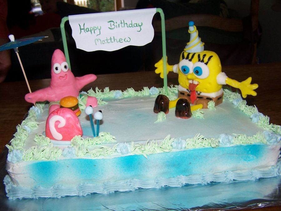 Spongebob Cake - CakeCentral.com