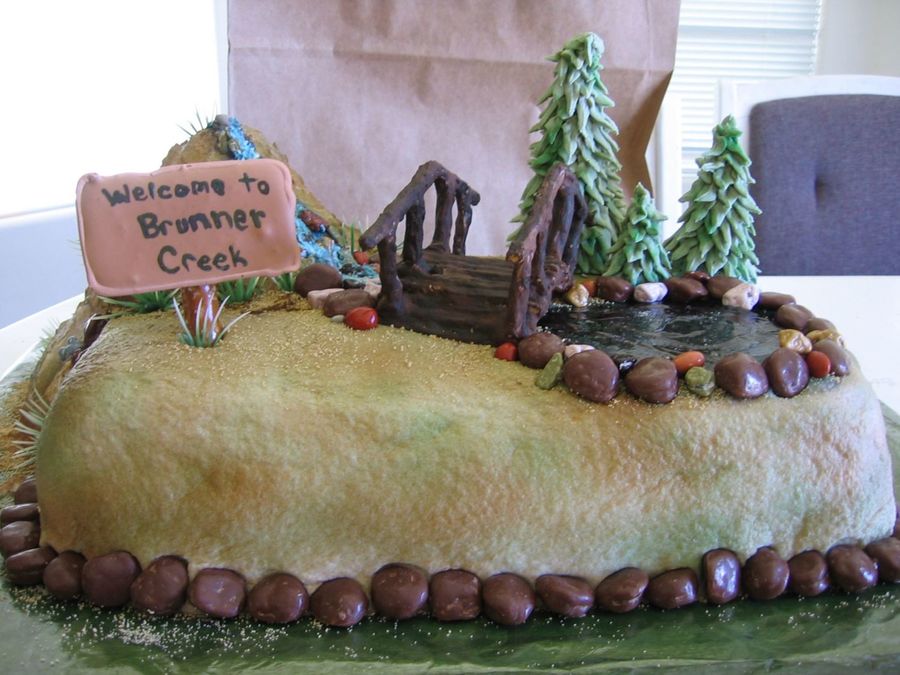 Landscape Cake - CakeCentral.com