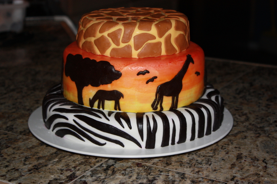 African Sunset Cake - CakeCentral.com