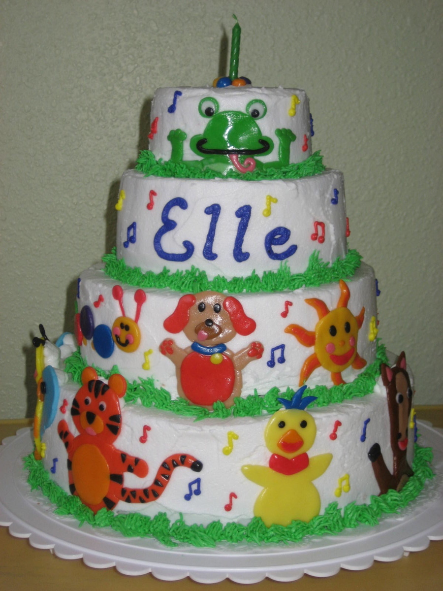 Baby Einstein Character Cake - CakeCentral.com