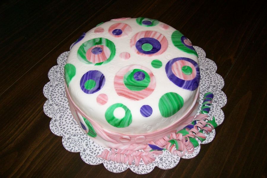 Fondant Hat Type Cake - CakeCentral.com
