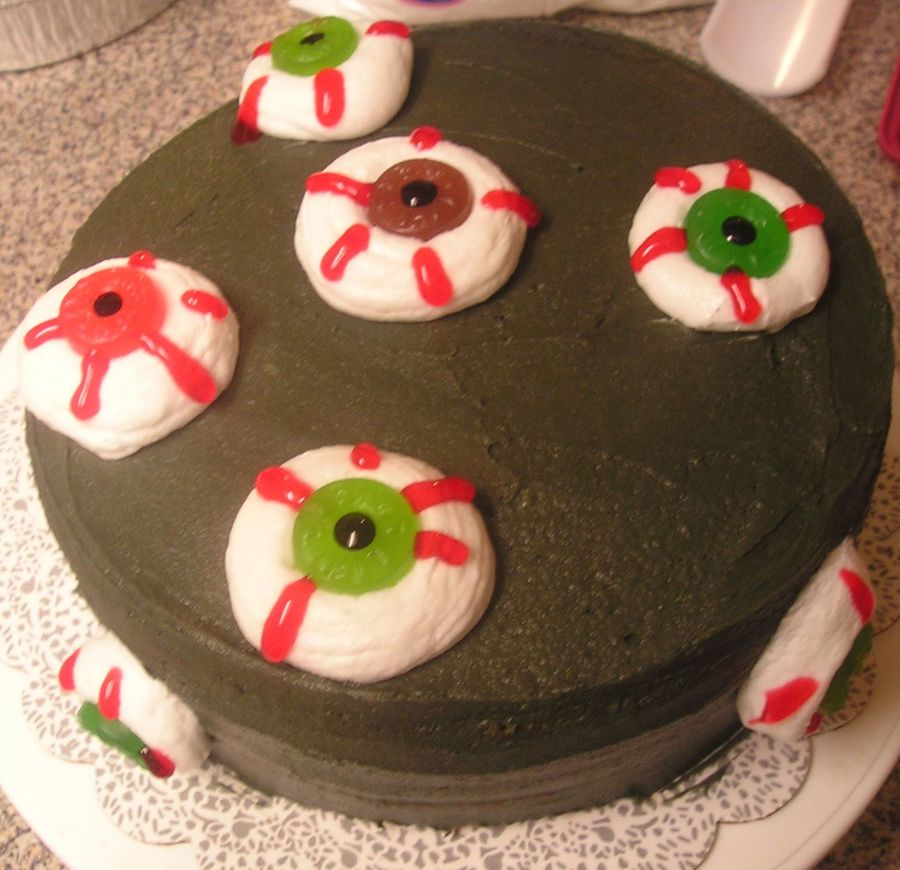 Eyeball Cake - CakeCentral.com