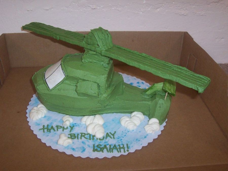 Helicopter( Army) - CakeCentral.com