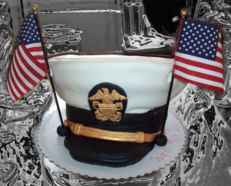 Formal Navy Hat - CakeCentral.com