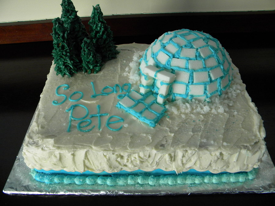 Igloo Cake - CakeCentral.com