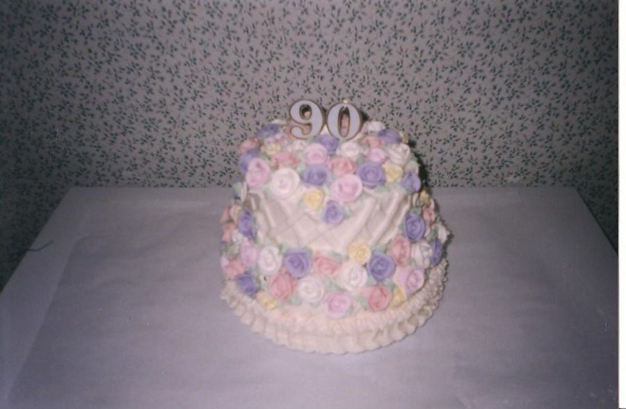 90 Th Birthday Cake - CakeCentral.com