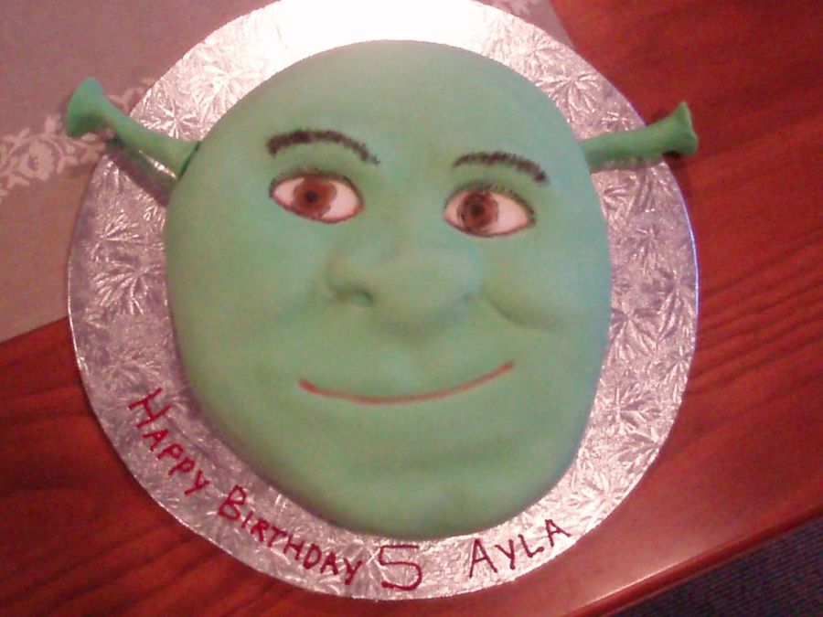 Shrek Cake - CakeCentral.com