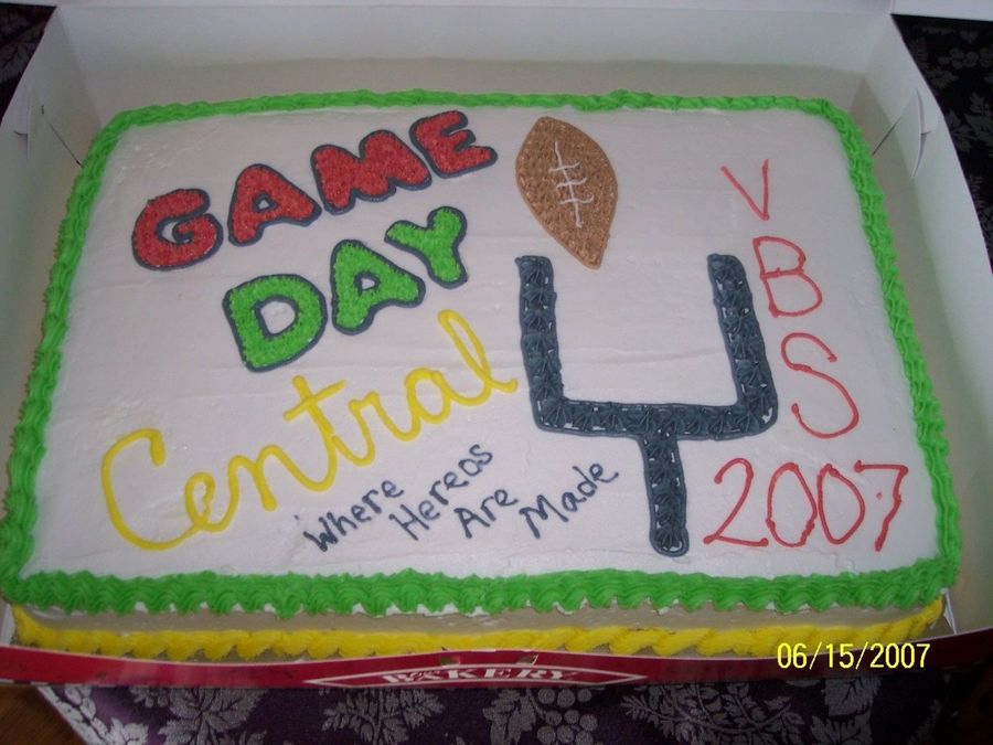 Bible School Cake - CakeCentral.com