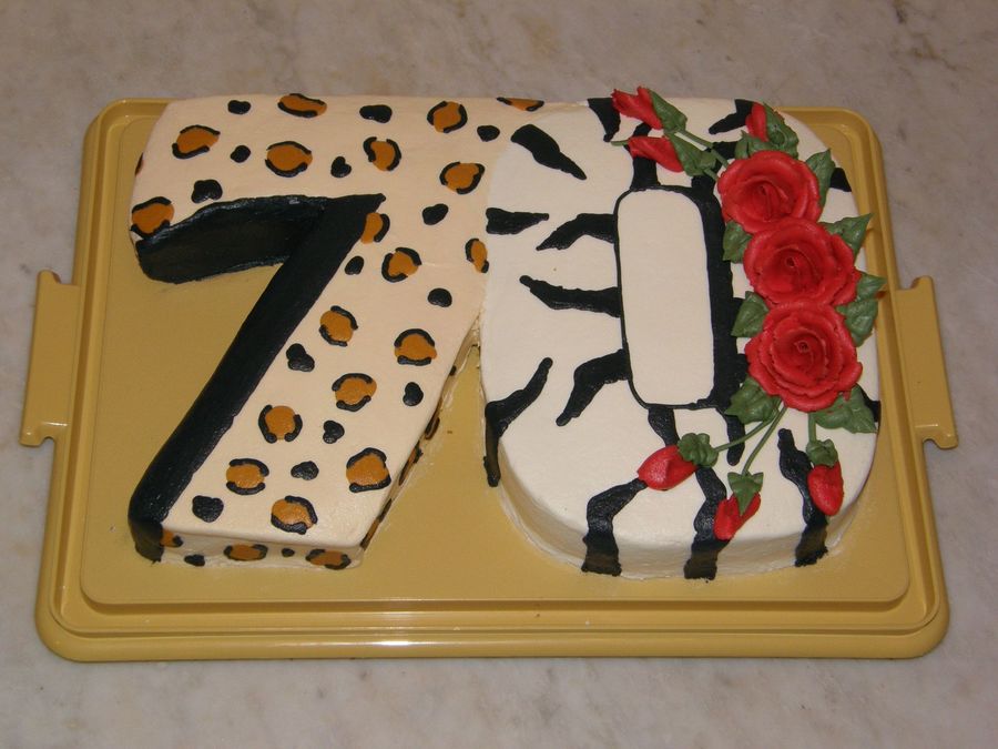 70Th Birthday - CakeCentral.com