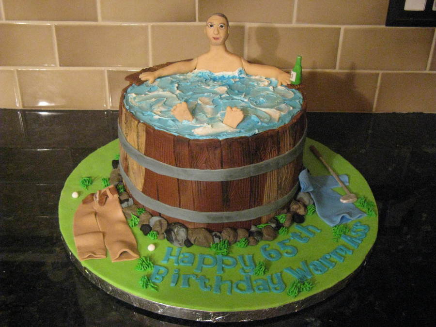 Hot Tub Cake - CakeCentral.com