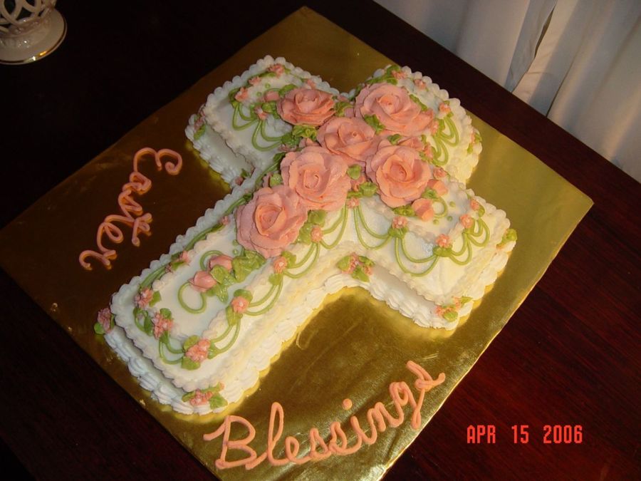 Easter Cross - CakeCentral.com