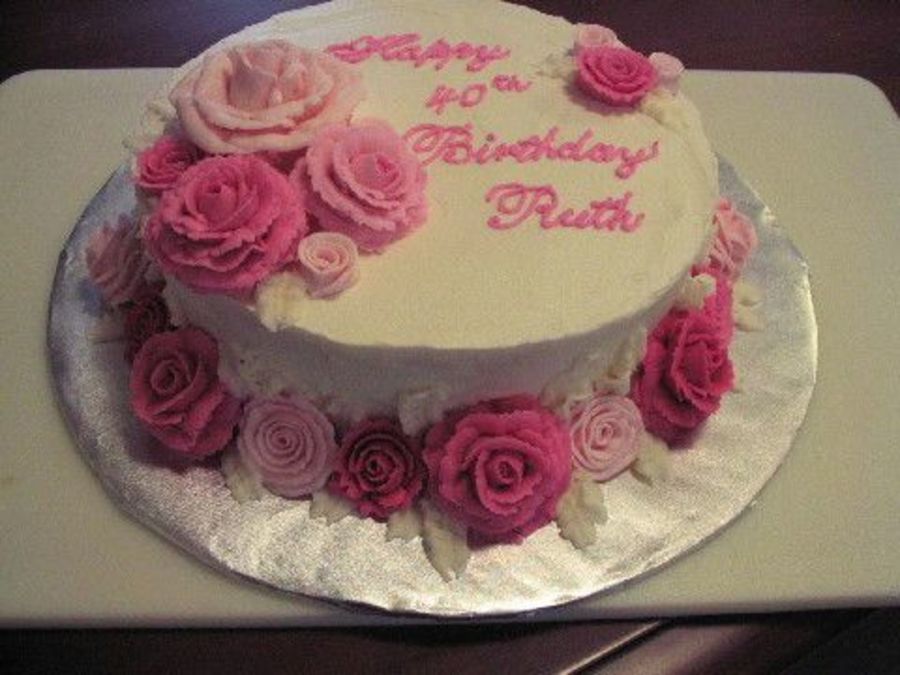 Feminine Birthday - CakeCentral.com