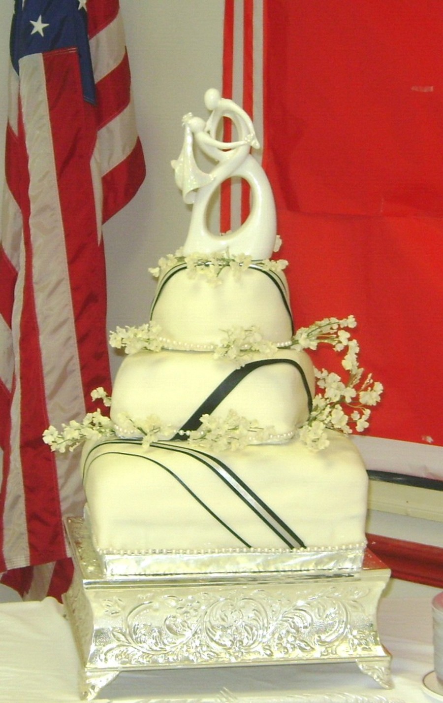 2Nd Wedding Cake - CakeCentral.com