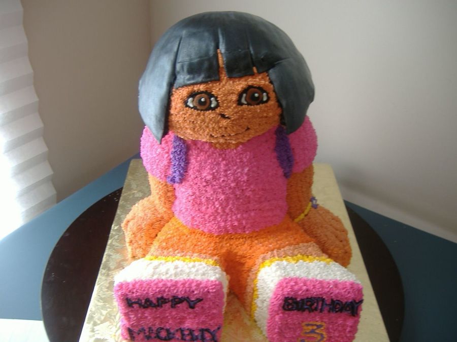 Dora And Backpack - CakeCentral.com