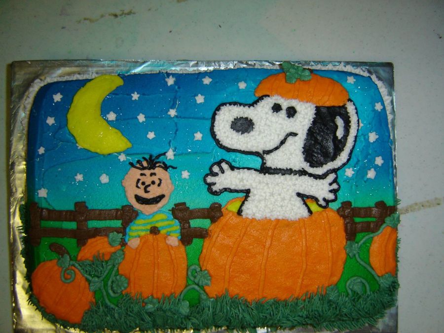 Freehand Snoopy - CakeCentral.com