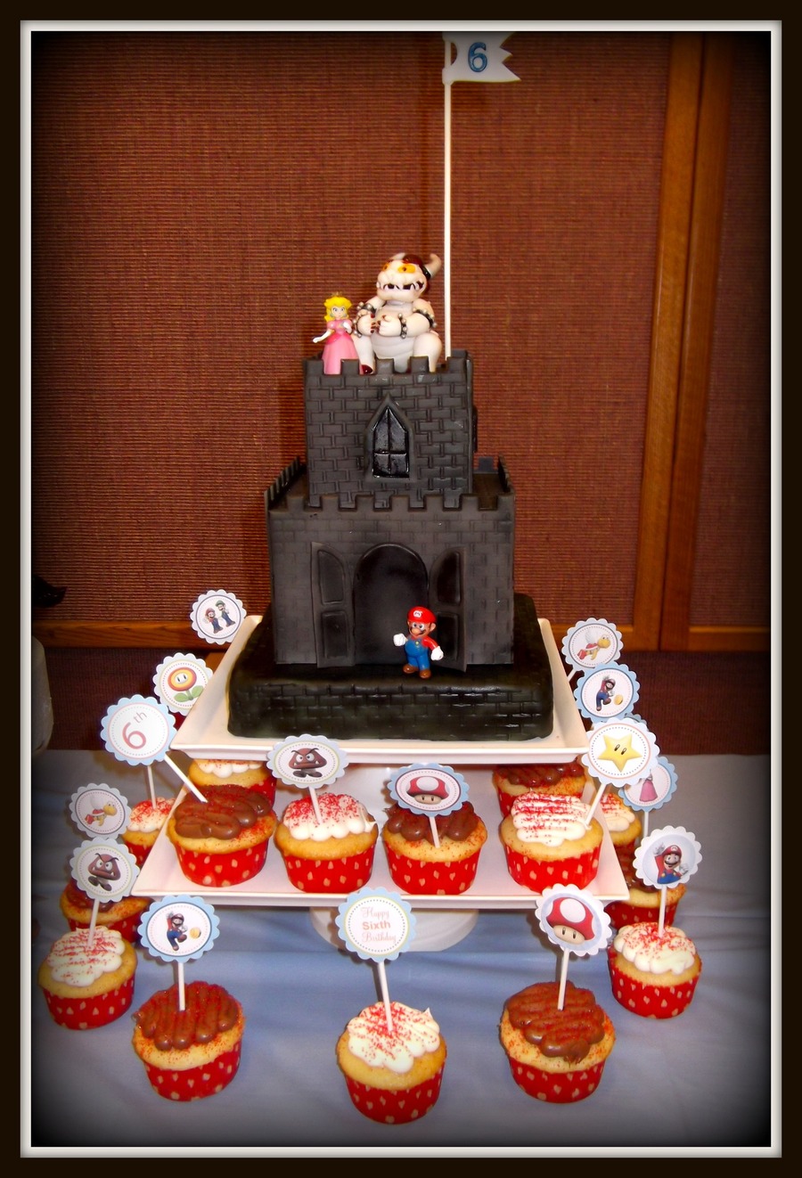 Bowser And His Castle. - CakeCentral.com