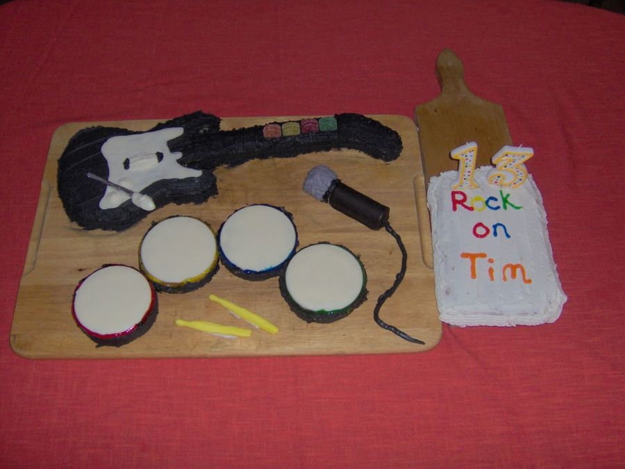 Rock Band Cake - CakeCentral.com